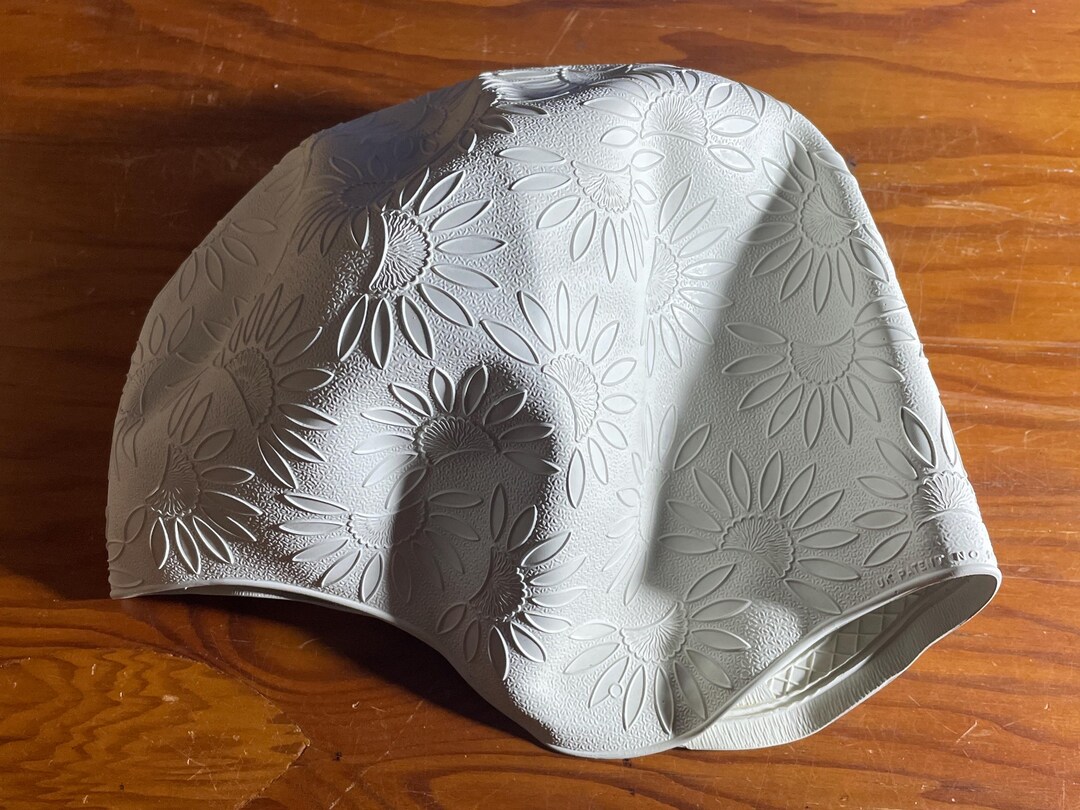 Jantzen White Rubber Bathing Swim Cap New Old Stock - Etsy