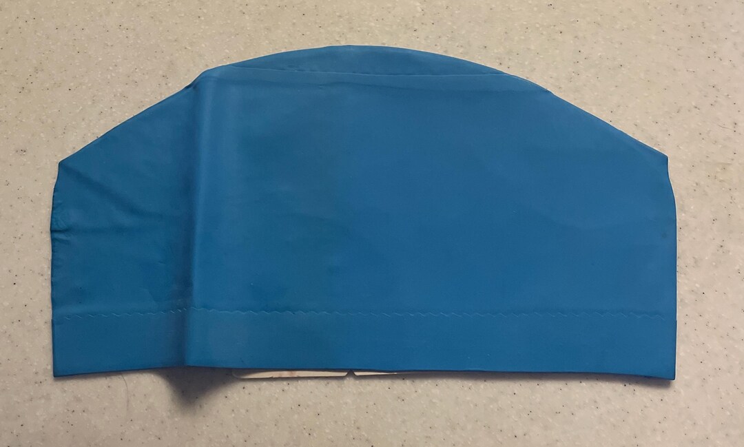 Bucket Style Blue Rubber Bathing Swim Cap Kleinert’s New Old Stock - Etsy