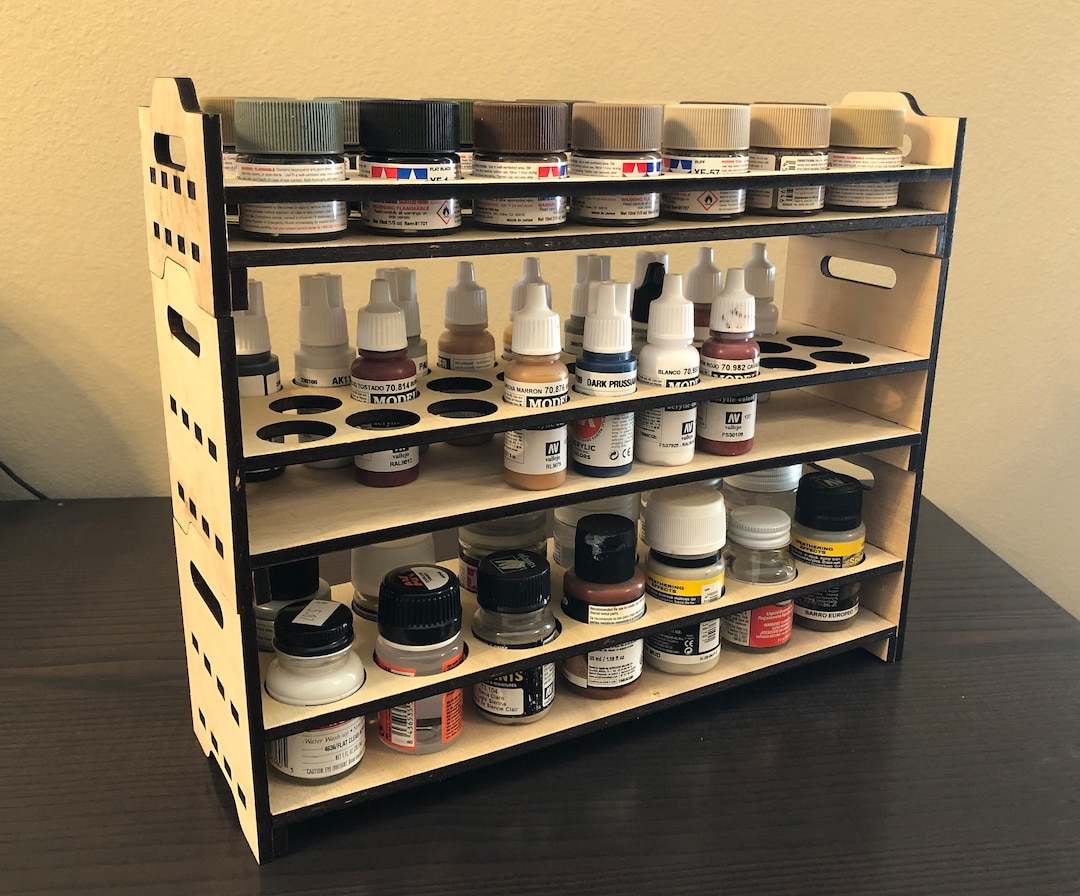 NICE Modular Stackable Model Paint Storage System Stores Multiple Types ...