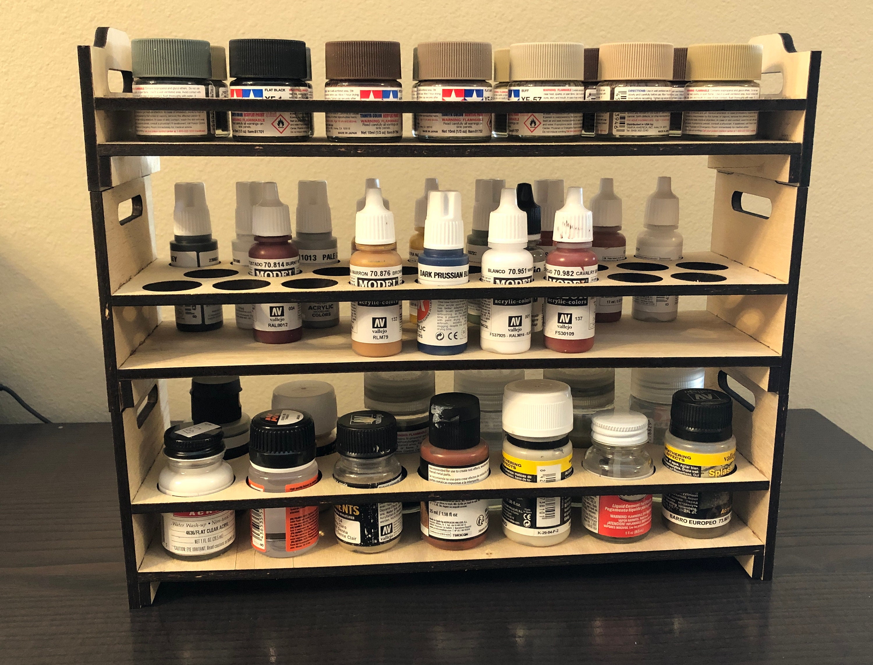 NICE Modular Stackable Model Paint Storage System Stores Multiple Types ...