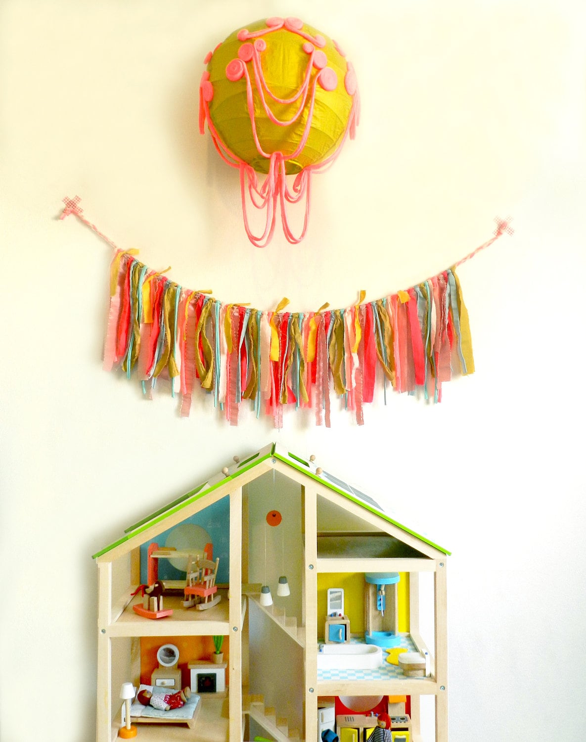 Textile Ribbons Garland - Etsy