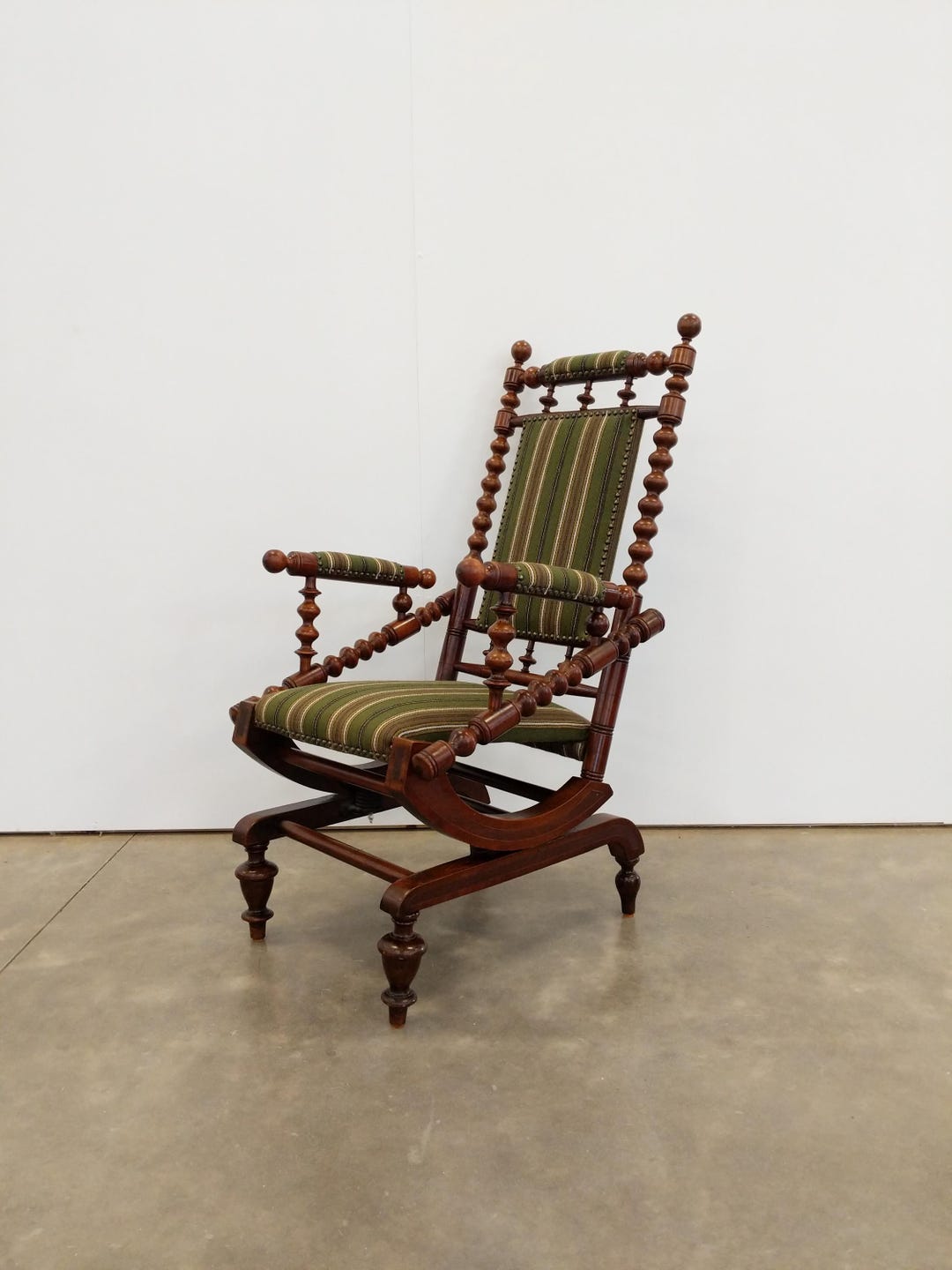 Antique Danish Victorian Style Rocking Chair - Etsy