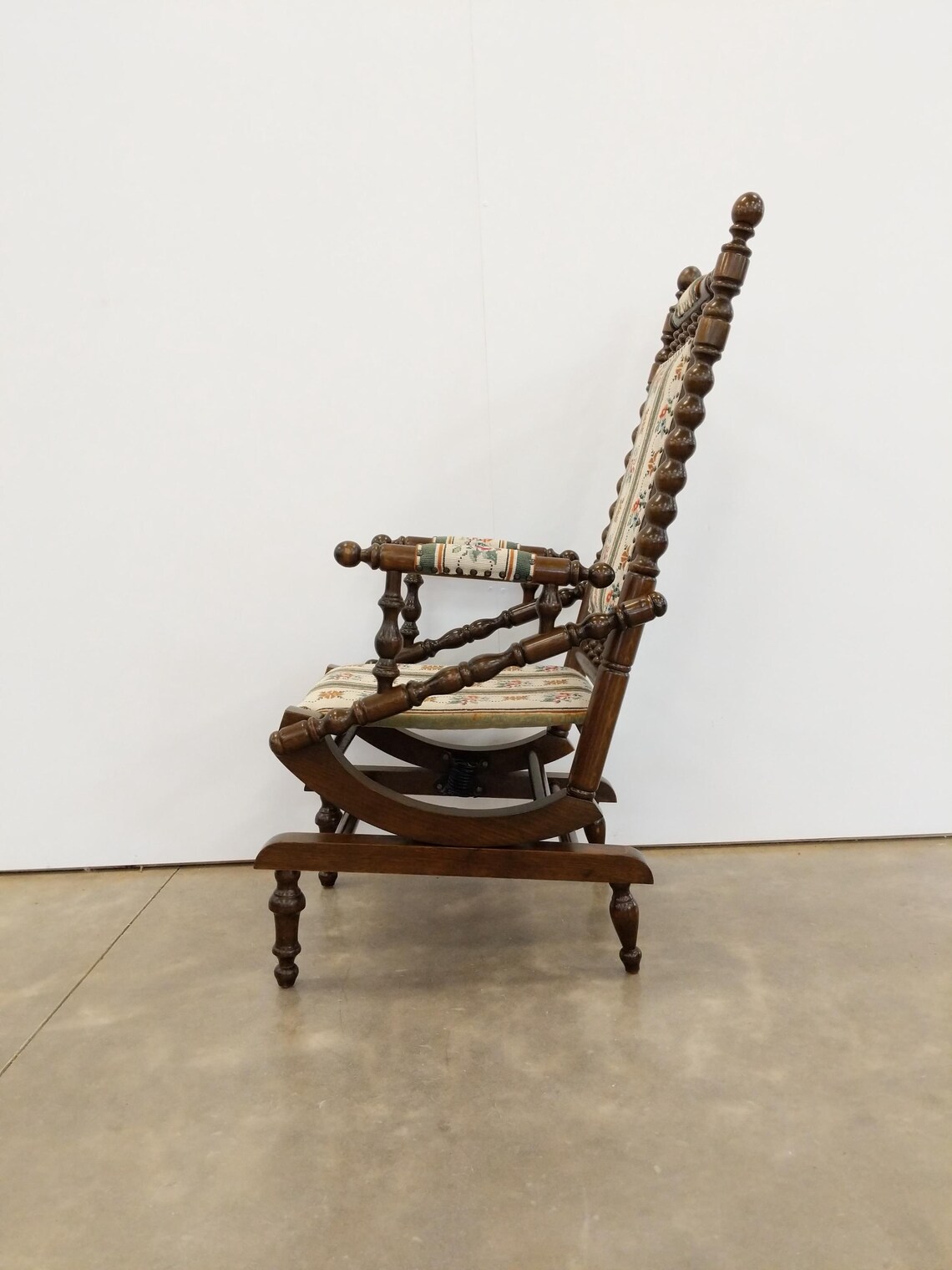 Antique Danish Victorian Style Rocking Chair - Etsy