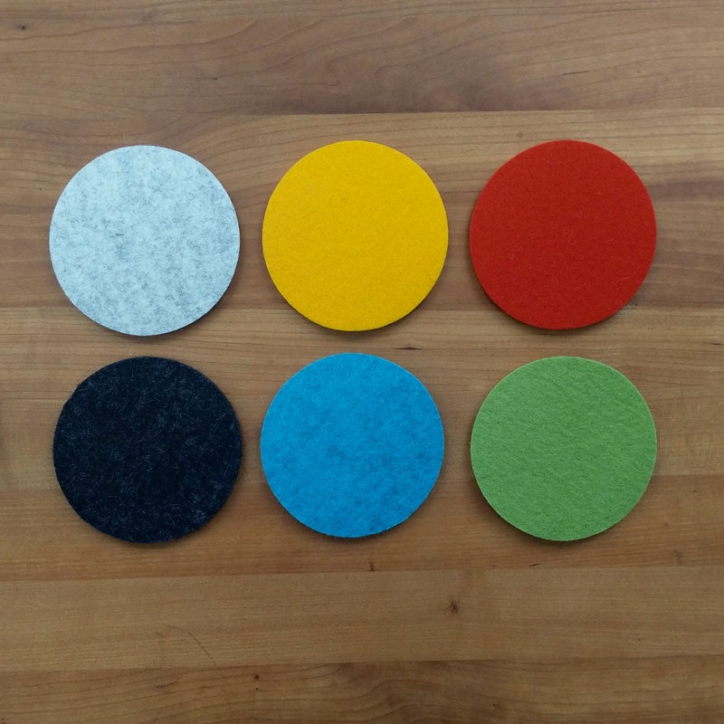 Felt Coasters - Etsy