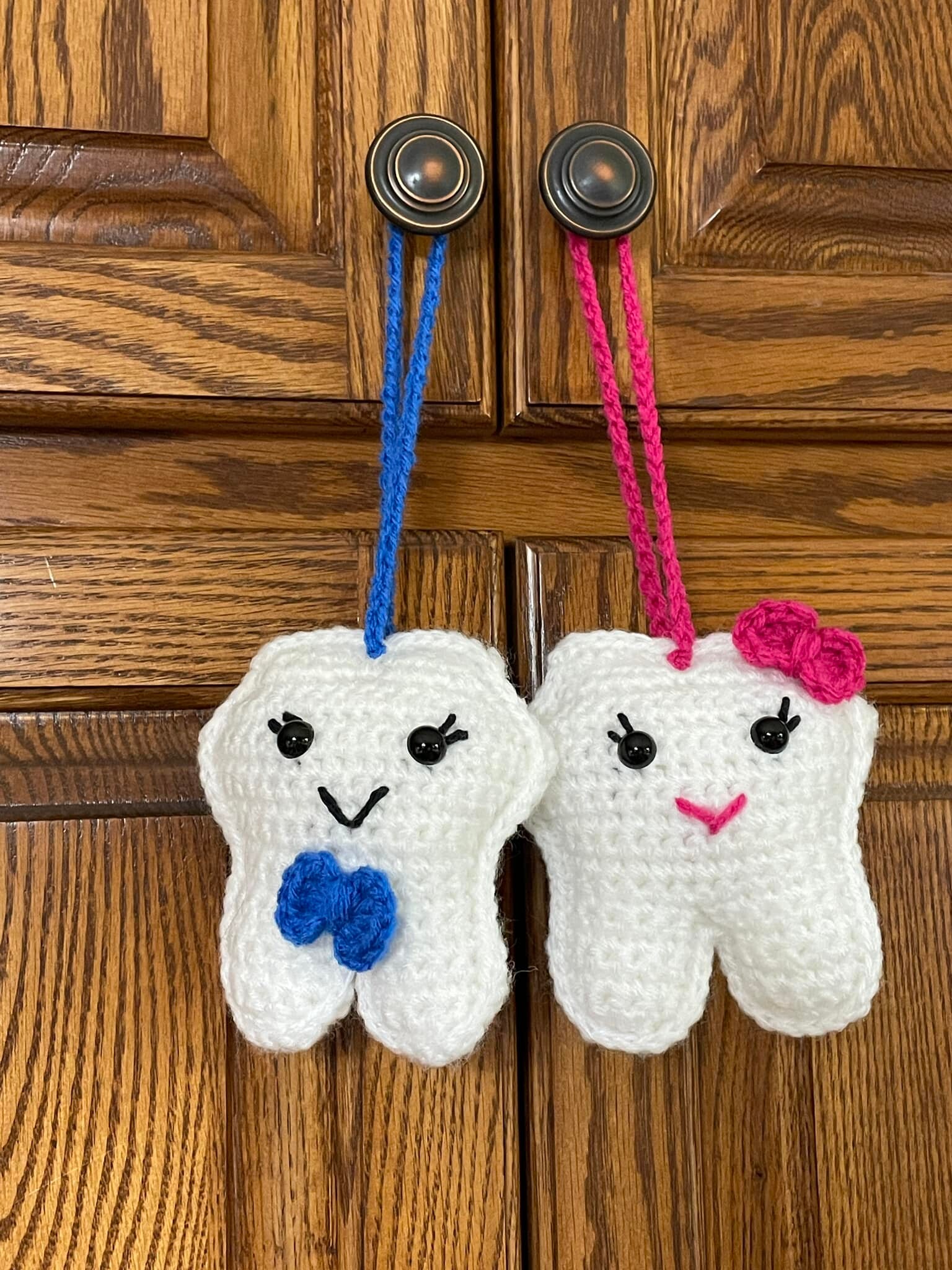 Tooth Fairy Door Hanger, Hanging Tooth Pillow, Pocket, Gift for Child ...