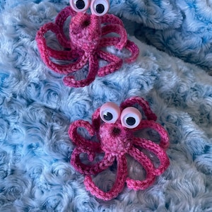 Octopus, Finger Puppet, Googly Eyes, Silly, Toy, Crocheted, Handmade ...