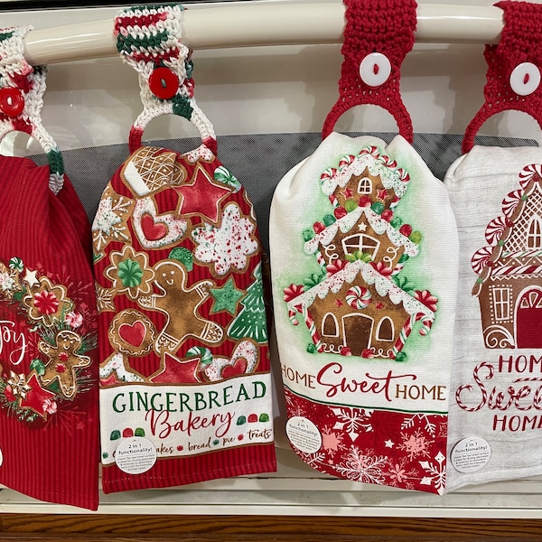 Gingerbread Kitchen Towel - Etsy