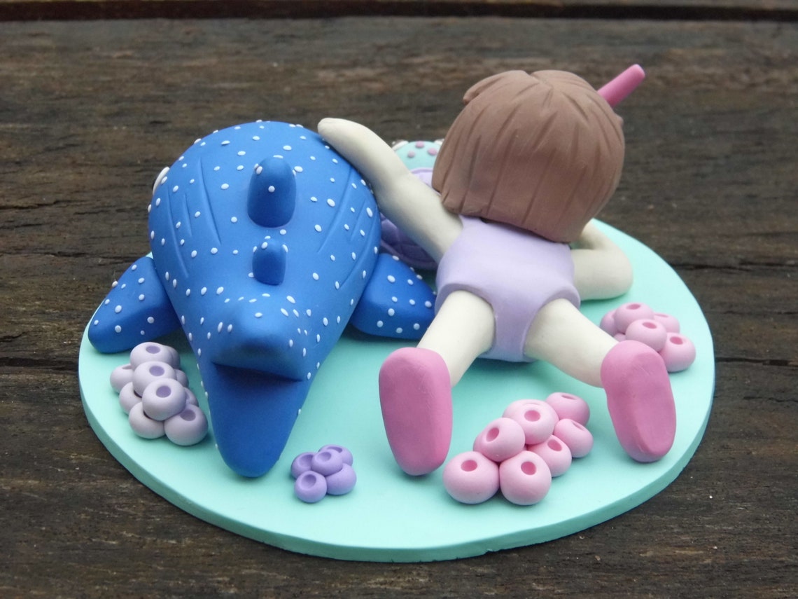 Custom Birthday Cake Topper Figurine, Birthday Cake Topper Shark, Cake ...