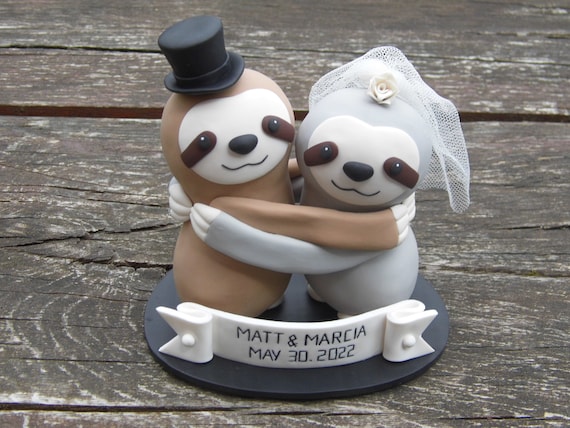 Custom Rainforest Animal Wedding Cake Topper Figurine Animal - Etsy