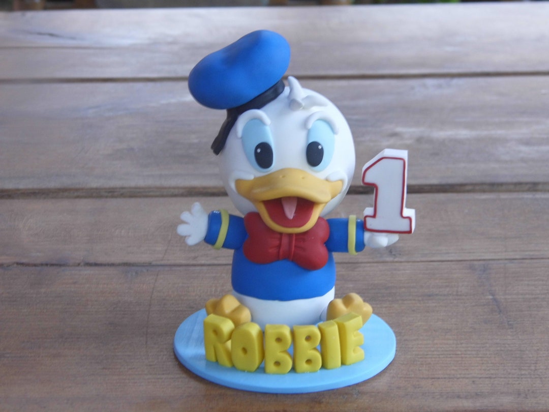 Donald Duck Cake Topper, Birthday Cake Topper, First Birthday, Birthday ...