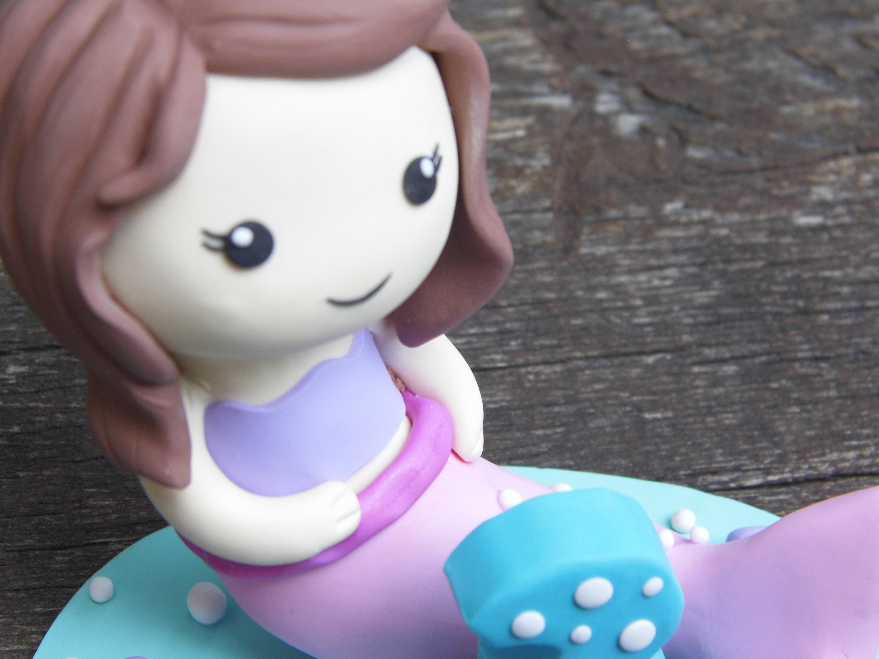 Mermaid Birthday Cake Topper, Under the Sea Cake Topper, Mermaid Cake ...