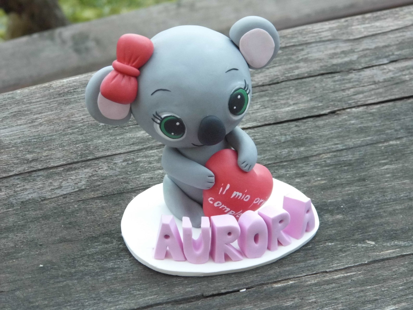 Custom Koala Birthday Cake Topper Koala Cake Figurine - Etsy