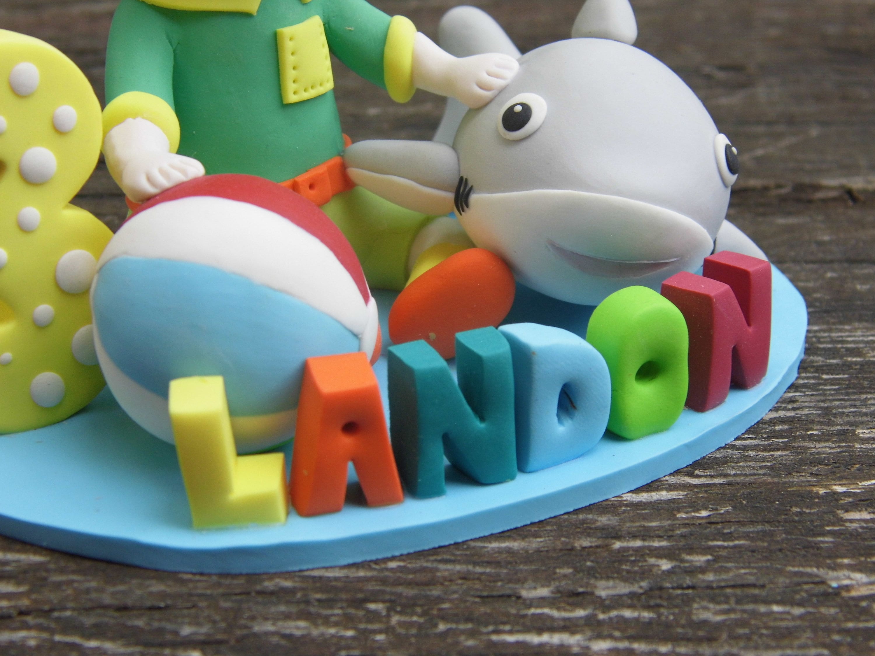 Personalized Birthday Cake Topper Boy Figurine, Birthday Boy Cake ...