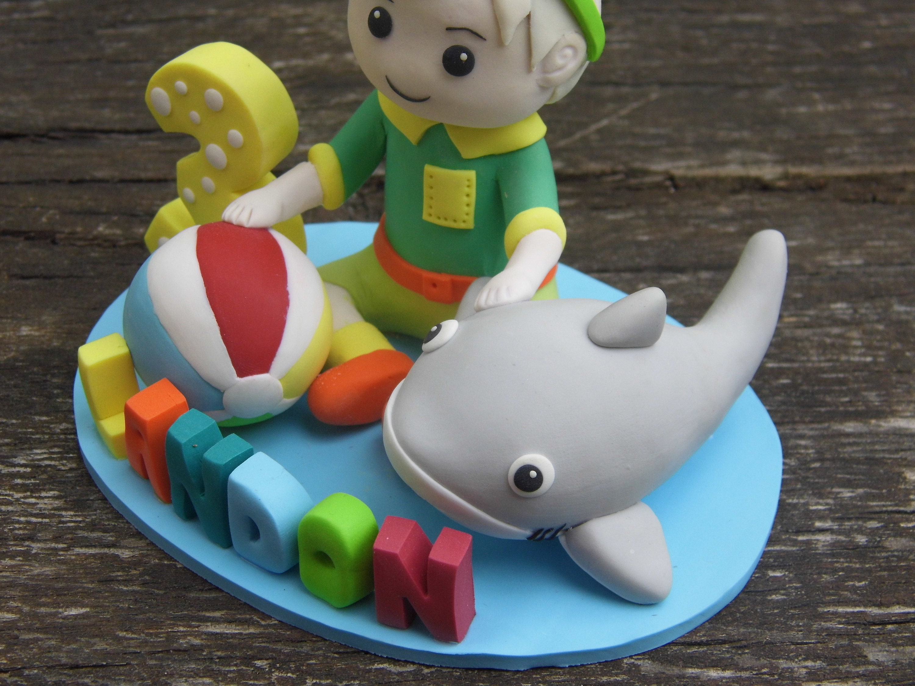 Personalized Birthday Cake Topper Boy Figurine Birthday Boy - Etsy