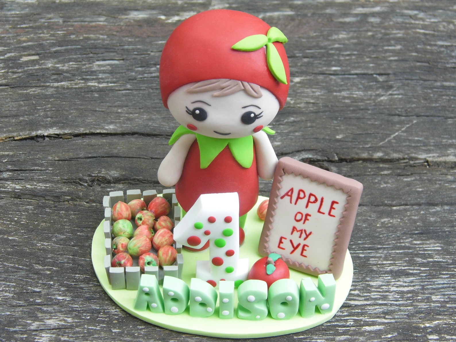 Personalized Girl Birthday Cake Topper, Figurine Cake Topper, Girl Cake ...