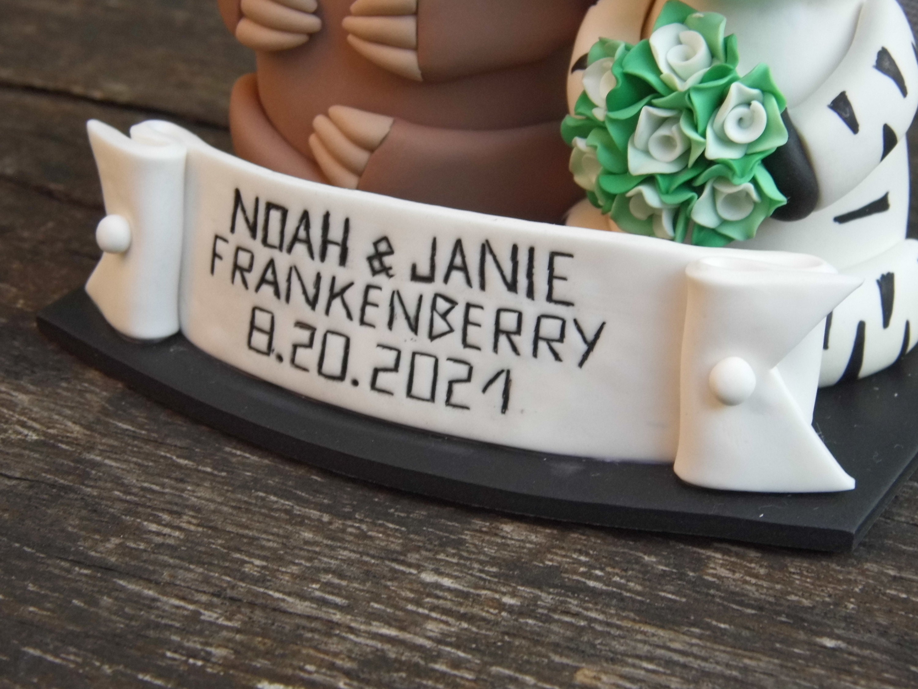 Custom Wedding Cake Topper Figurine Wedding Cake Topper | Etsy