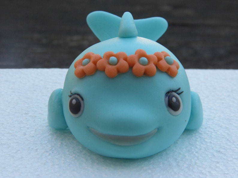 Dolphin Birthday Cake Topper Sea Animal Cake Topper Fondant - Etsy