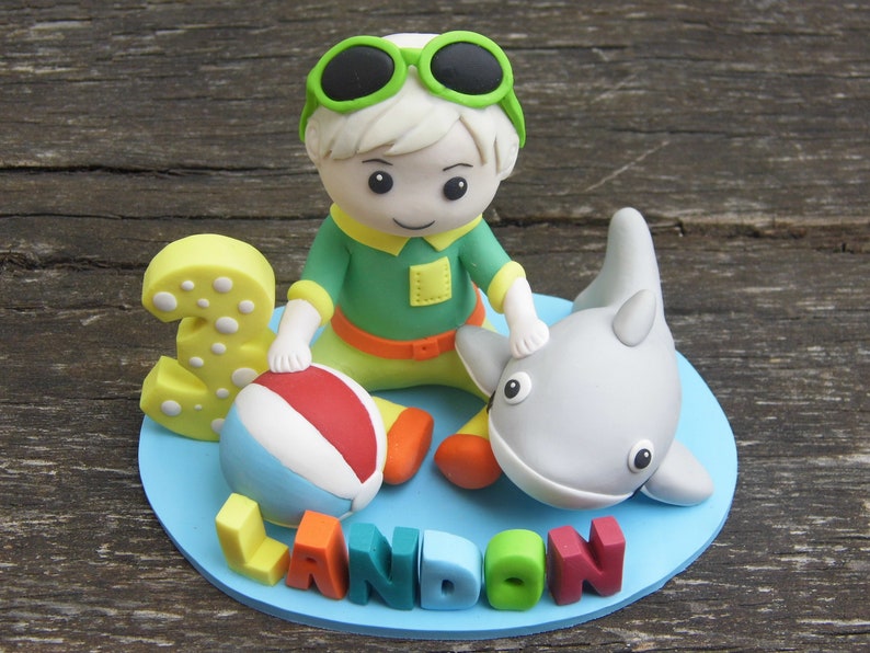 Personalized Birthday Cake Topper Boy Figurine Birthday Boy - Etsy