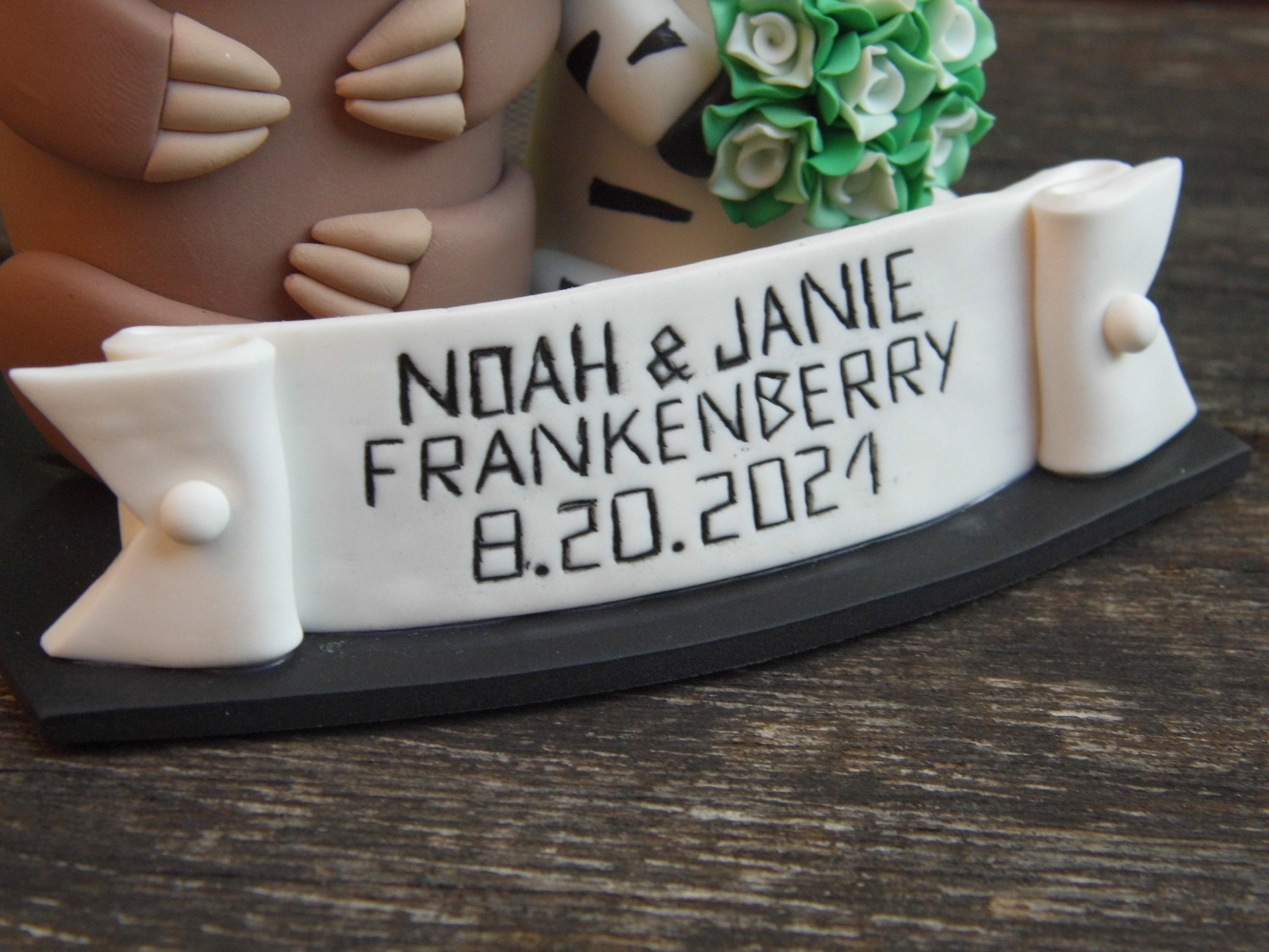 Custom Wedding Cake Topper Figurine Wedding Cake Topper - Etsy