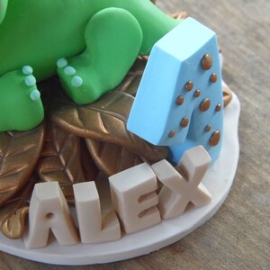 Dinosaur 1st Birthday Cake Topper Figurine, Dinosaur Birthday Party ...