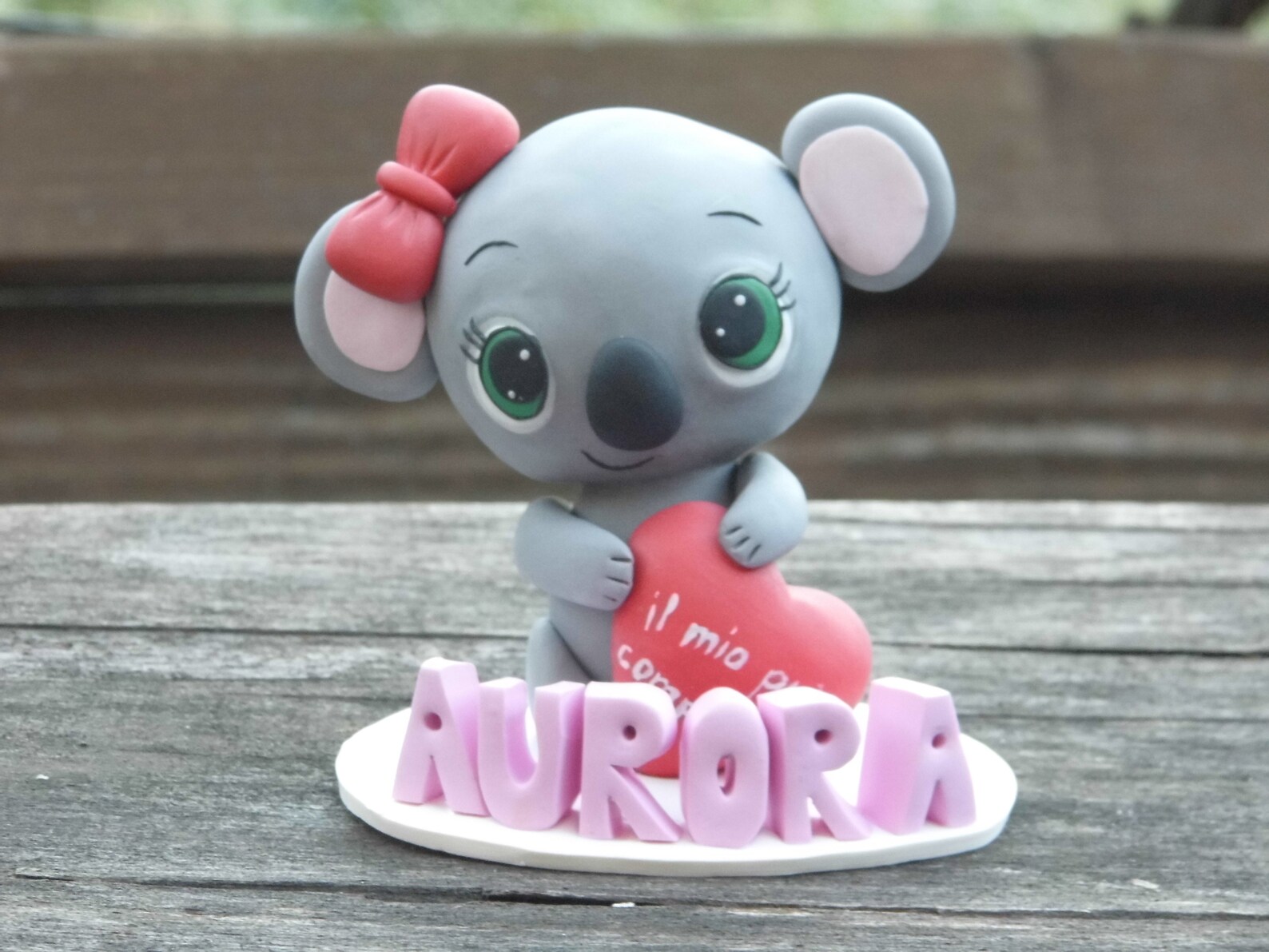 Custom Koala Birthday Cake Topper Koala Cake Figurine - Etsy