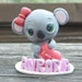 Custom Koala Birthday Cake Topper, Koala Cake Figurine Decoration ...