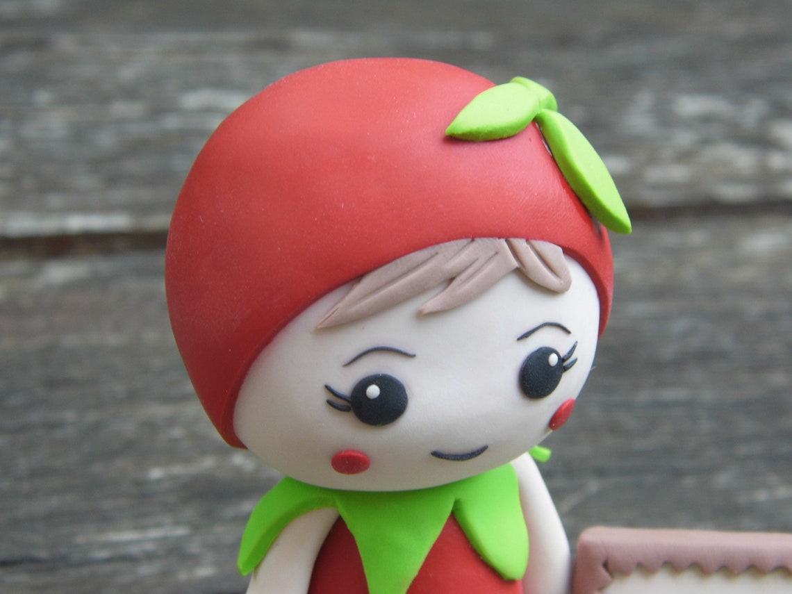 Personalized Girl Birthday Cake Topper, Figurine Cake Topper, Girl Cake ...