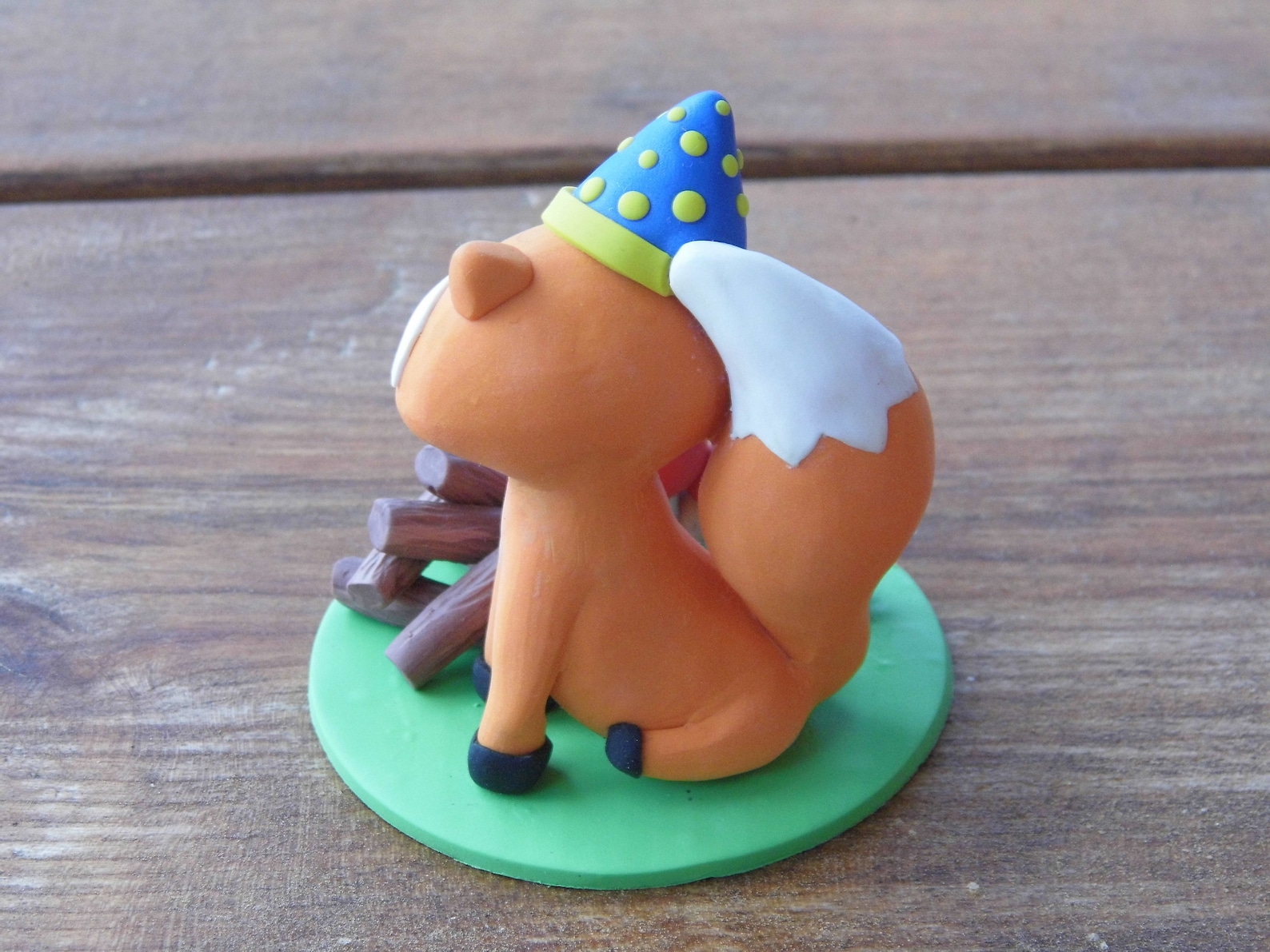 Party Fox Babies 1st Birthday Cake Topper, Personalized Forest Animal ...