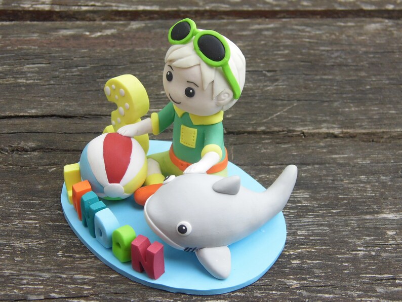 Personalized Birthday Cake Topper Boy Figurine Birthday Boy - Etsy
