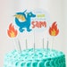 Printable Dragon Cake Topper - Etsy