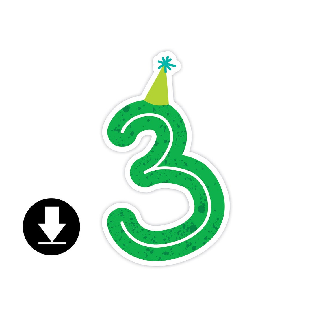 Instant Download 3 Cupcake Toppers Dinosaur Party - Etsy