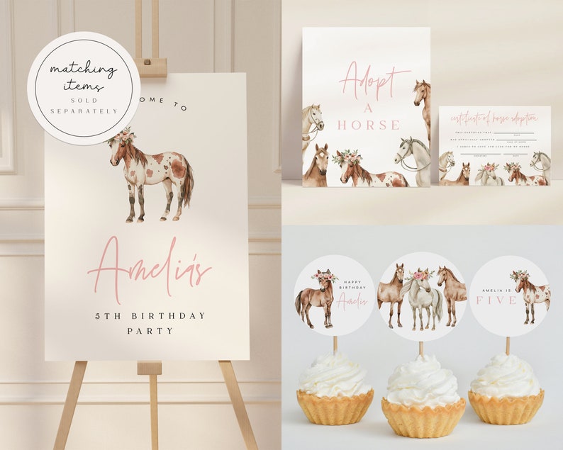 Pin the Tail on the Pony Poster Template - Pin the Tail on the Horse - Etsy