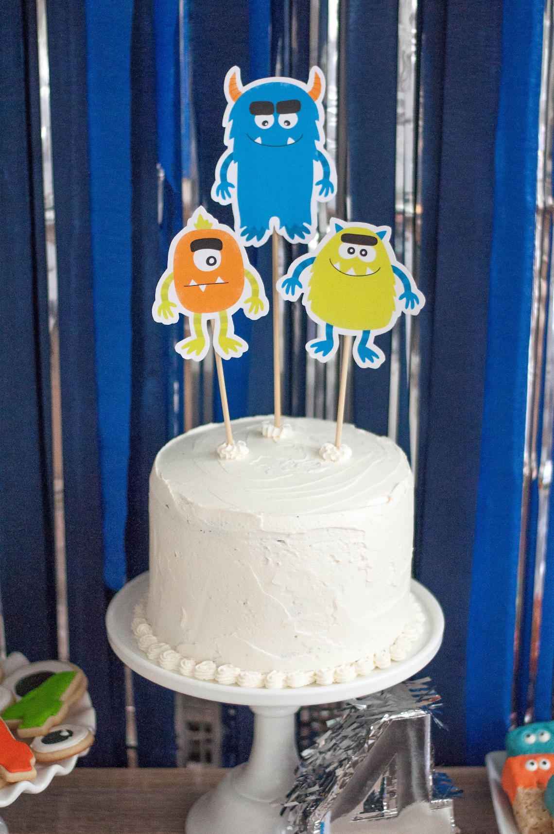Monster Cake Toppers - Etsy