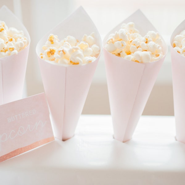 Popcorn Cones - Etsy