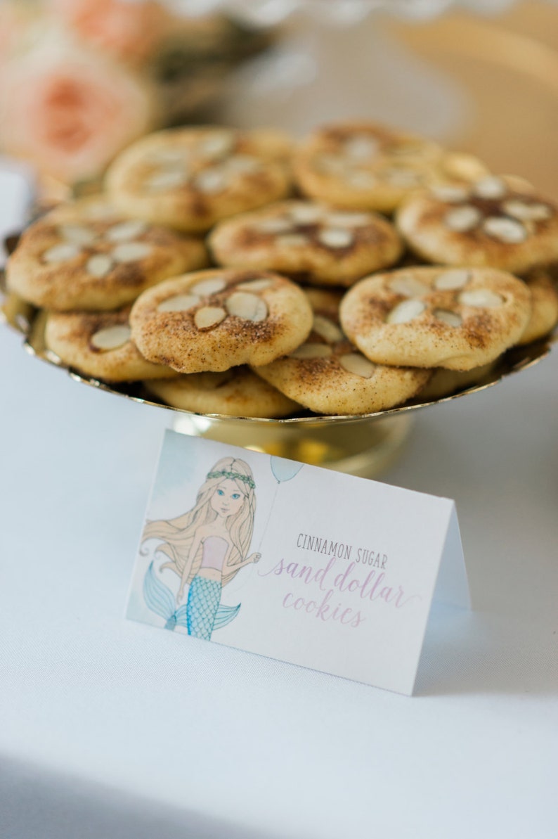 Printable Mermaid Food Labels - Etsy