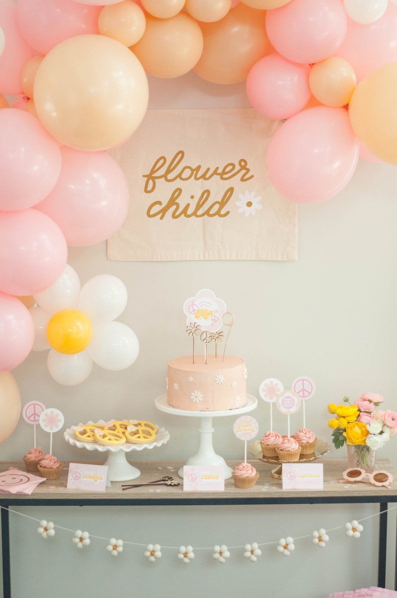 Printable Sheet of Food Labels Groovy Hippie 70s Party - Etsy