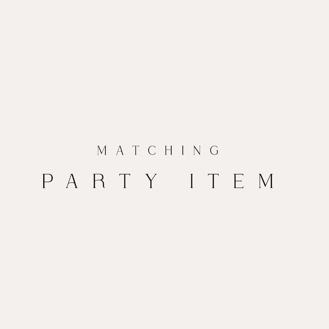 Matching Party Decorations - Printable Decorations - Birthday Party ...