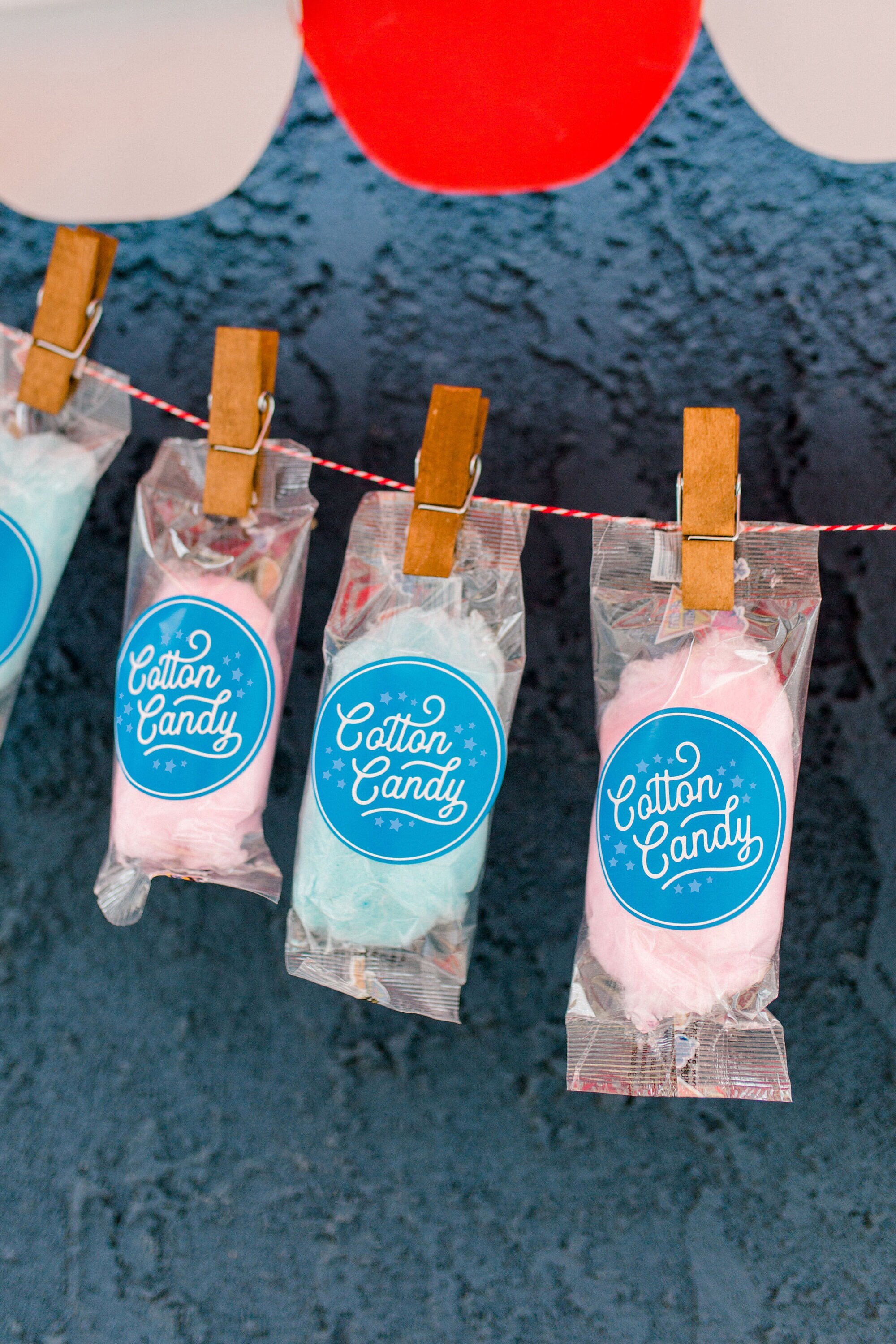 Cotton Candy Favor Sticker - Favor Tag - County Fair Birthday - Etsy