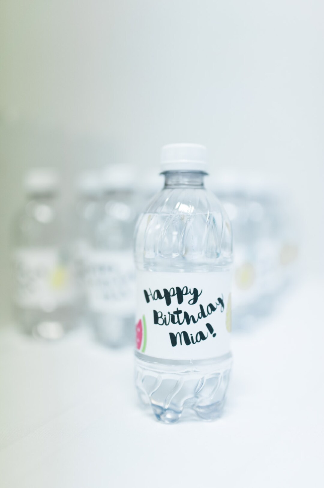 Printable Water Bottle Labels - Tutti Frutti Birthday Party - Etsy