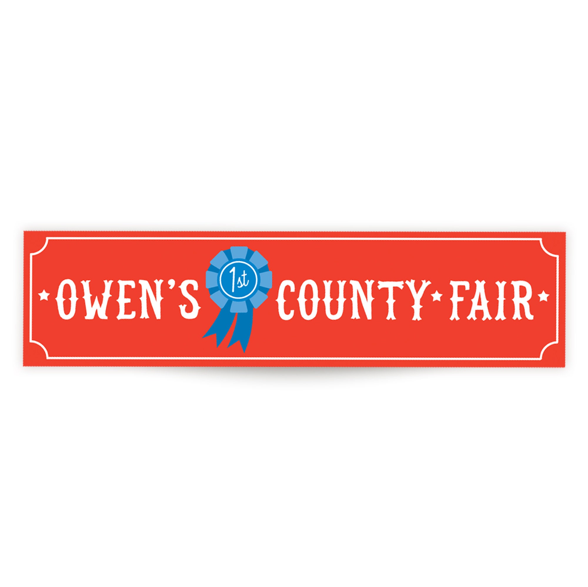 Large Birthday Banner - Welcome Sign - County Fair Birthday - Etsy