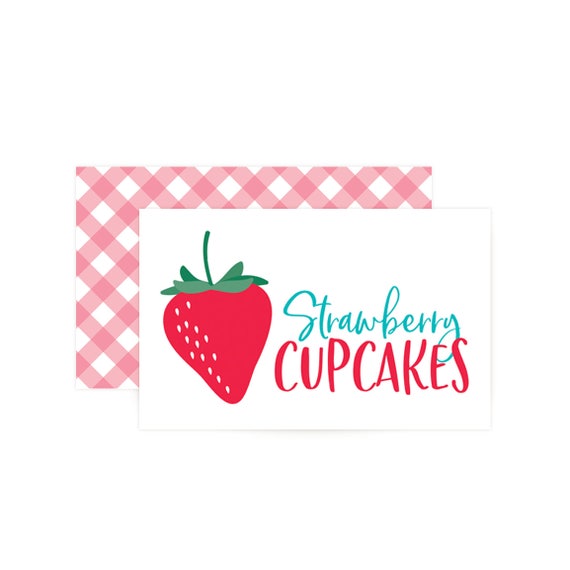 Custom Food Labels - Berry Sweet Birthday by Prints For Events | Catch ...