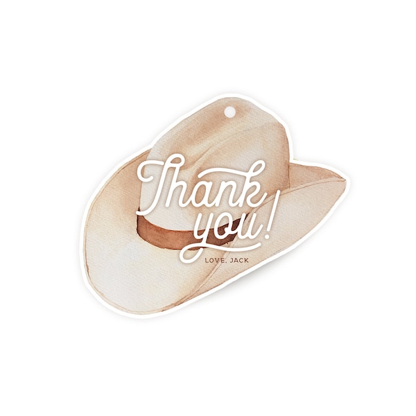 Cowboy Hat Thank You - Etsy