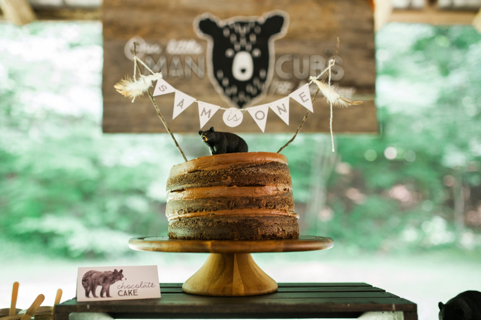 Printable Cake Topper Man Cub Birthday - Etsy