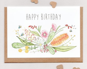 Australian Birthday Card - Etsy