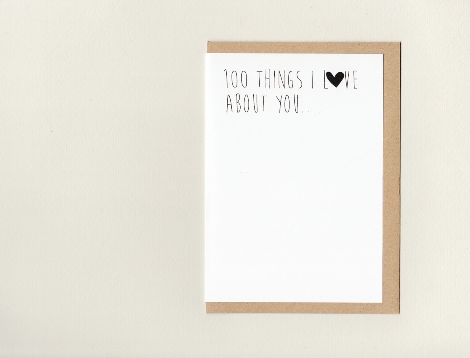 10 Things I Love About YOU . Greeting Card . Valentines - Etsy Australia