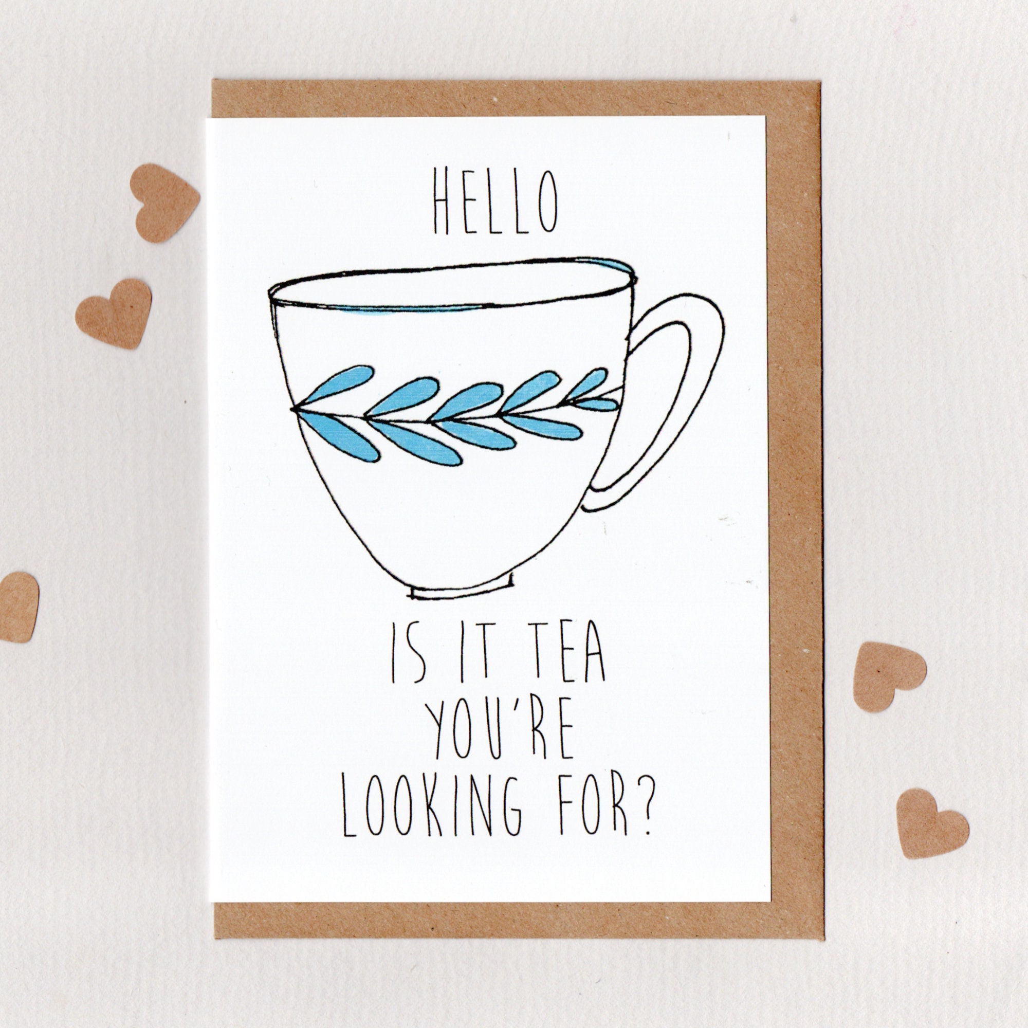 Have a TEA-RIFFIC BIRTHDAY . Greeting Card . Birthday Card . - Etsy