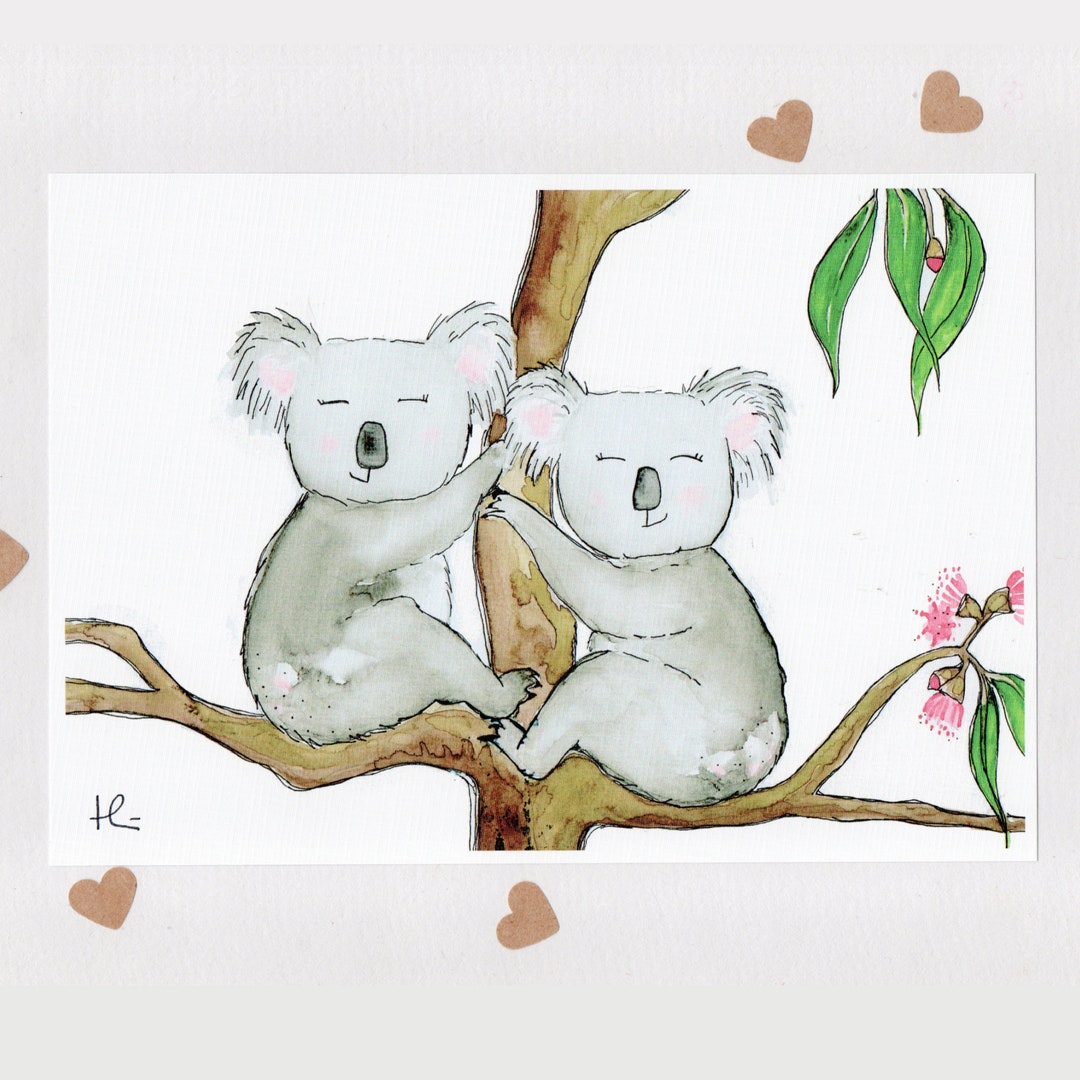 KOALATY TIME . Signed Print . A3 . Unframed . Koala Koalas . Australia ...