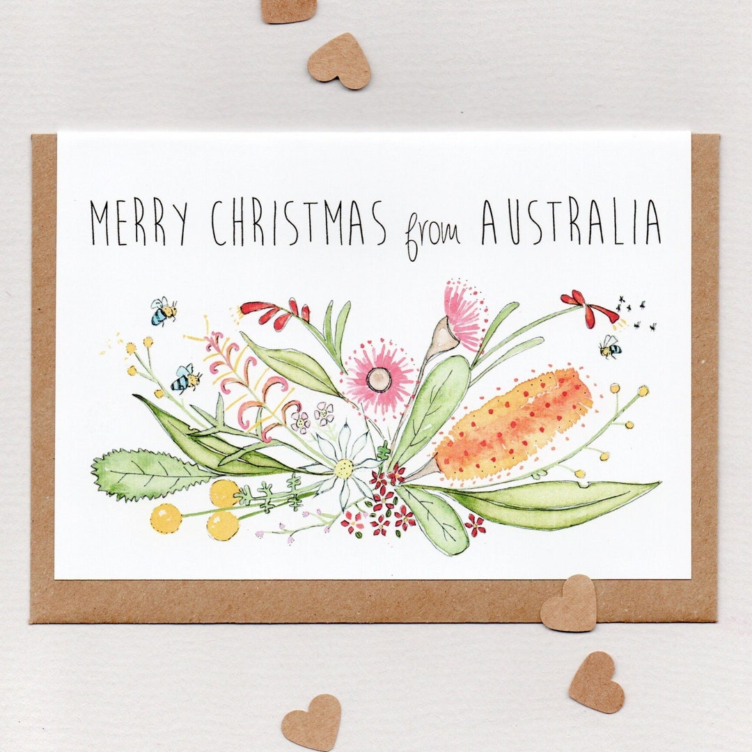 MERRY CHRISTMAS From AUSTRALIA . Australian Overseas Christmas Card ...