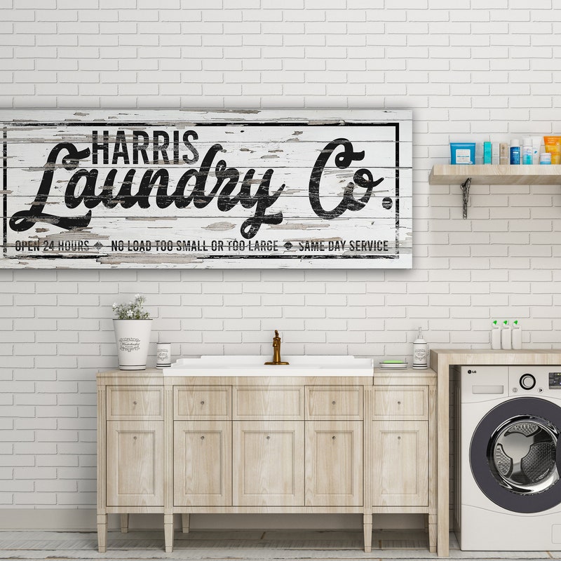 Laundry Room Sign Farmhouse - Etsy