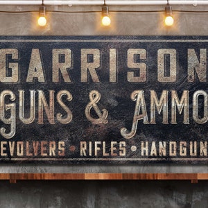 Gun sign - Etsy